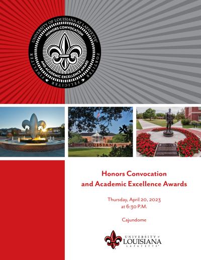 Honors Convocation 2023 | University of Louisiana at Lafayette